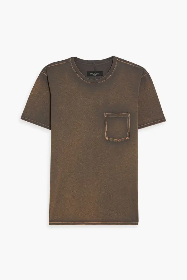 Rag & Bone Cottonjersey Tshirt - Brown