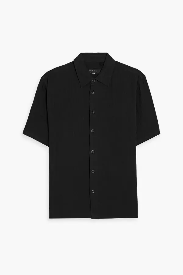 Rag & Bone Danny Cottongauze Shirt - Black