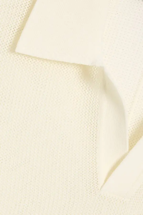 Rag & Bone Willy Cottonblend Mesh Polo Shirt