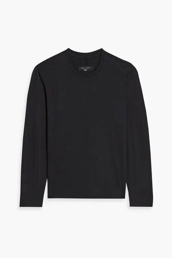 Rag & Bone Stretchjersey Tshirt - Black