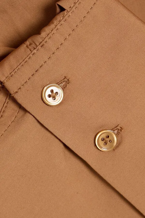 TWP Cotton-poplin Shirt - Camel