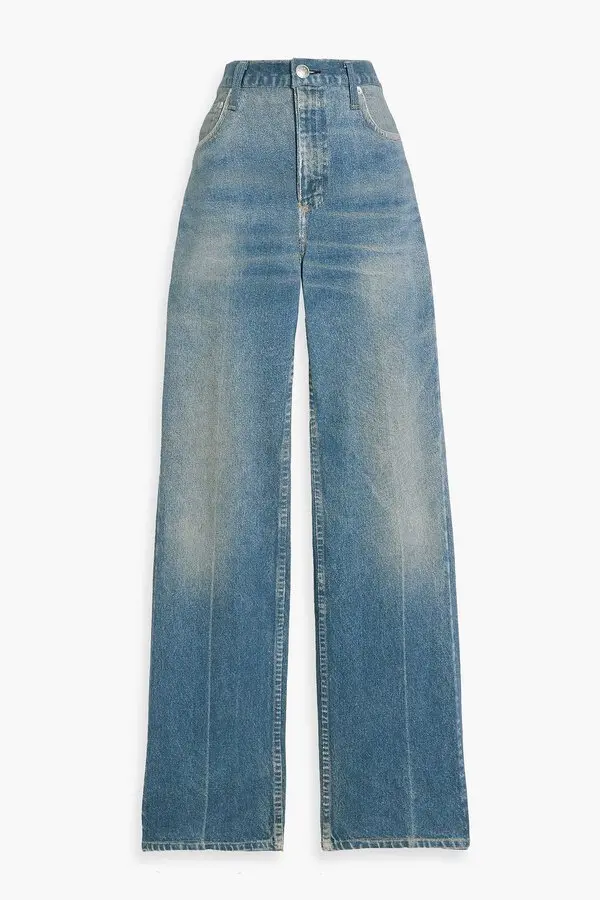 Rag & Bone Miramar Shea Denimeffect Print Straight-leg Pants