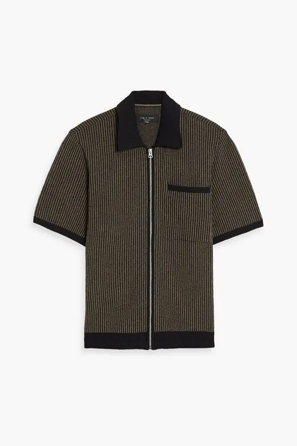Rag & Bone Zuma Jacquardknit Cottonblend Shirt
