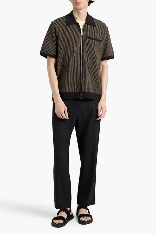 Rag & Bone Zuma Jacquardknit Cottonblend Shirt
