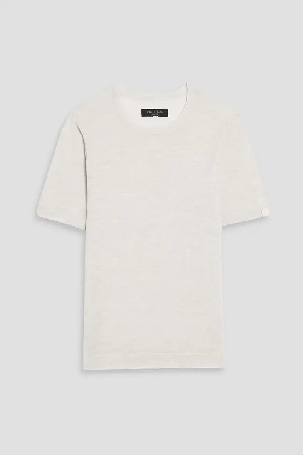 Rag & Bone Aulton Wool And Lyocellblend Tshirt