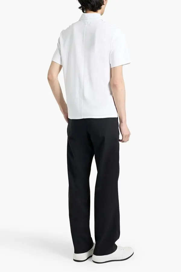 Rag & Bone Pima Cottonjersey Polo Shirt - White