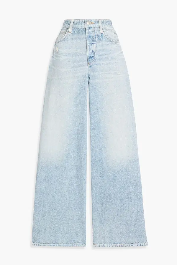 Rag & Bone Miramar Sofie Denim-effect Wide-leg Pants