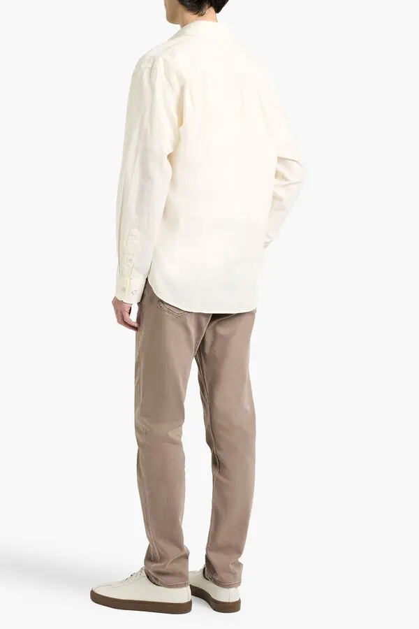 Rag & Bone Griffin Hemp And Cottonblend Shirt