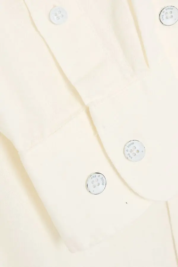 Rag & Bone Griffin Hemp And Cottonblend Shirt