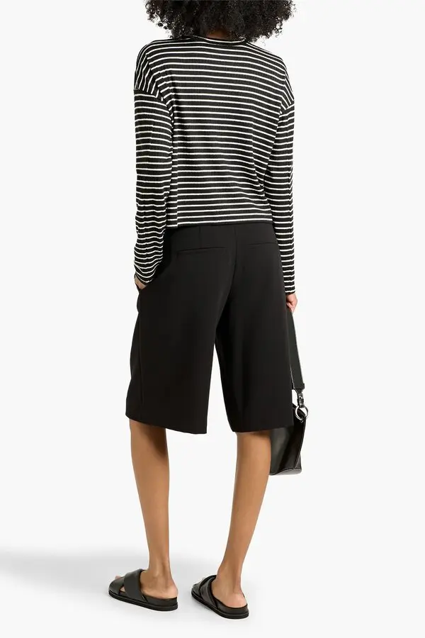 Rag & Bone Striped Ribbed-knit Top