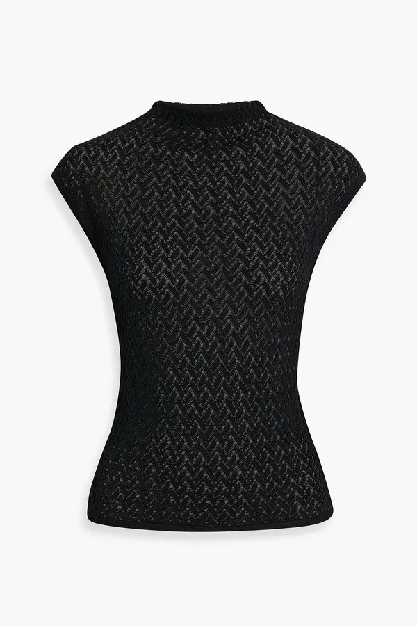 Rag & Bone Tana Crocheted Wool Top