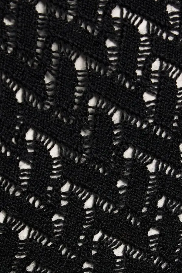 Rag & Bone Tana Crocheted Wool Top