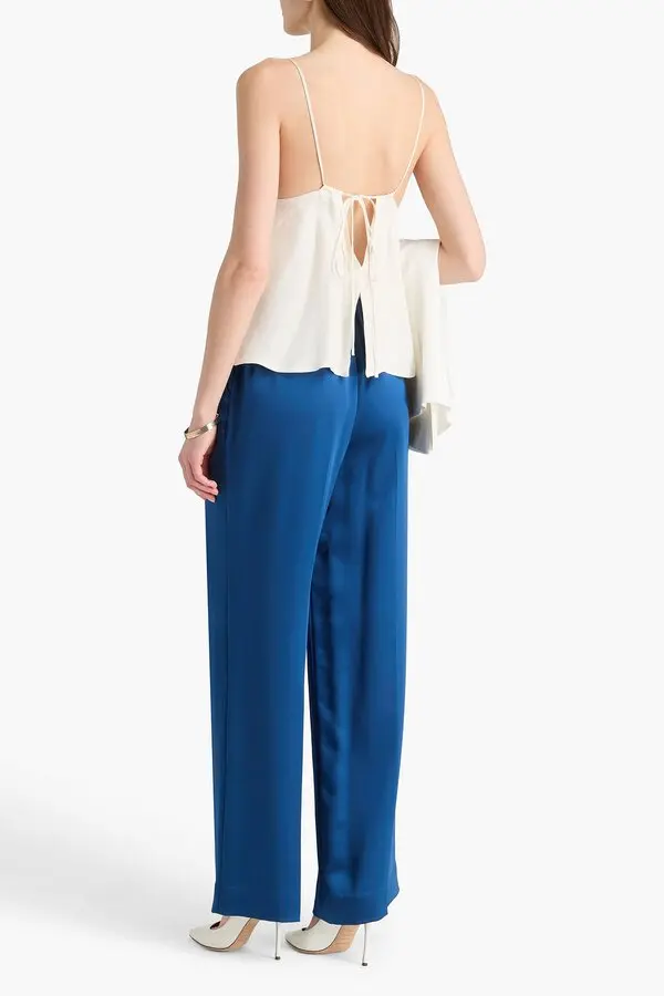 Simkhai Tavar Cady Wide-leg Pants - Blue