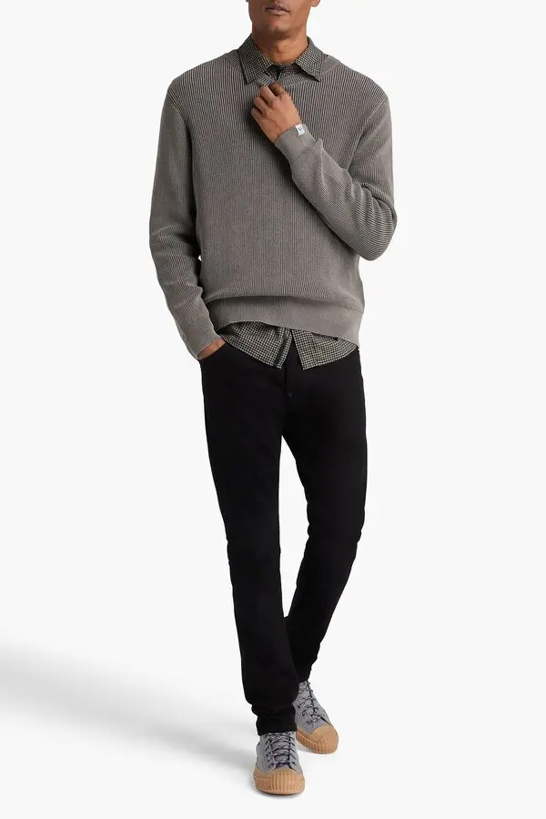 Rag & Bone Dexter Ribbed Cotton-blend Sweater