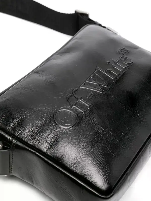 Off-White Leather Messenger Bag