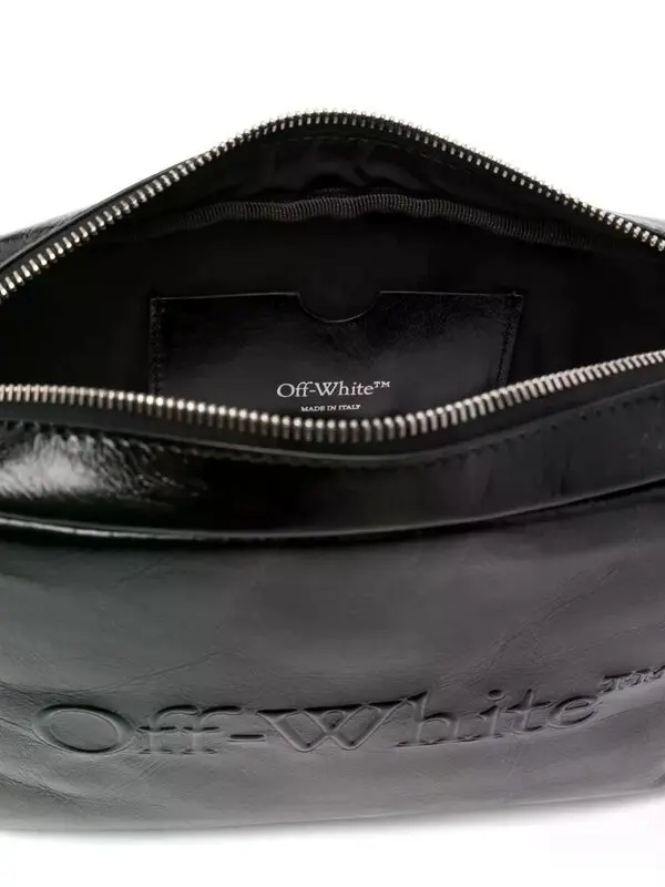 Off-White Leather Messenger Bag