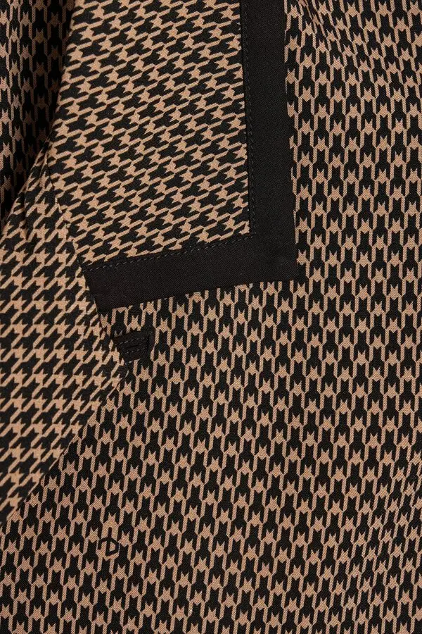 Rag & Bone Geo Printed Crepe Shirt