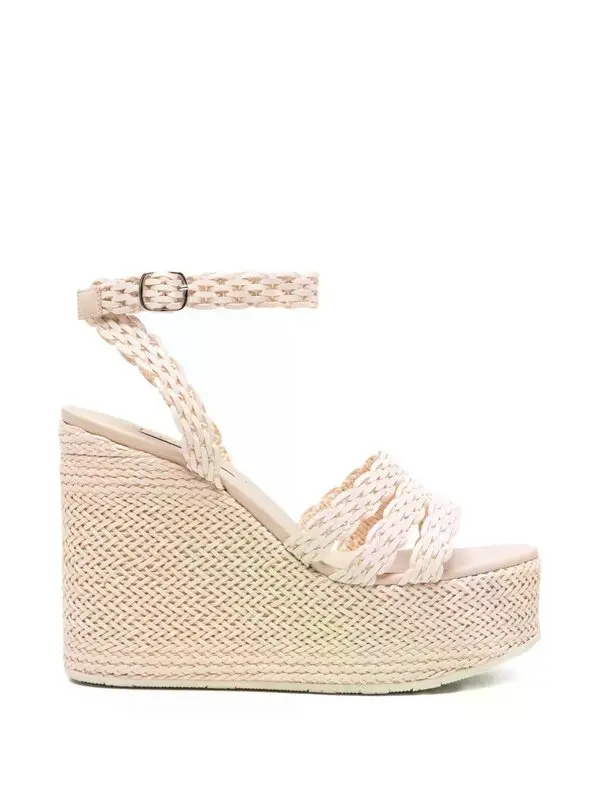Casadei Woven Wedge Espadrilles