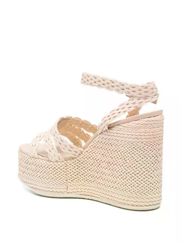 Casadei Woven Wedge Espadrilles