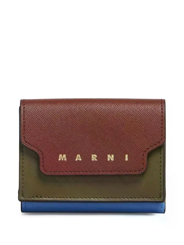 Marni Leather Wallet - Red