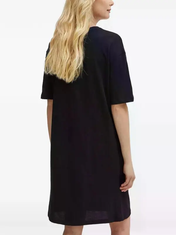 Armani Exchange Logo-patch Midi Dress