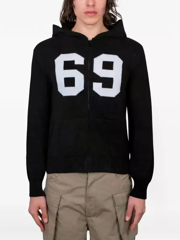 Gimaguas Intarsia-knit Hoodie