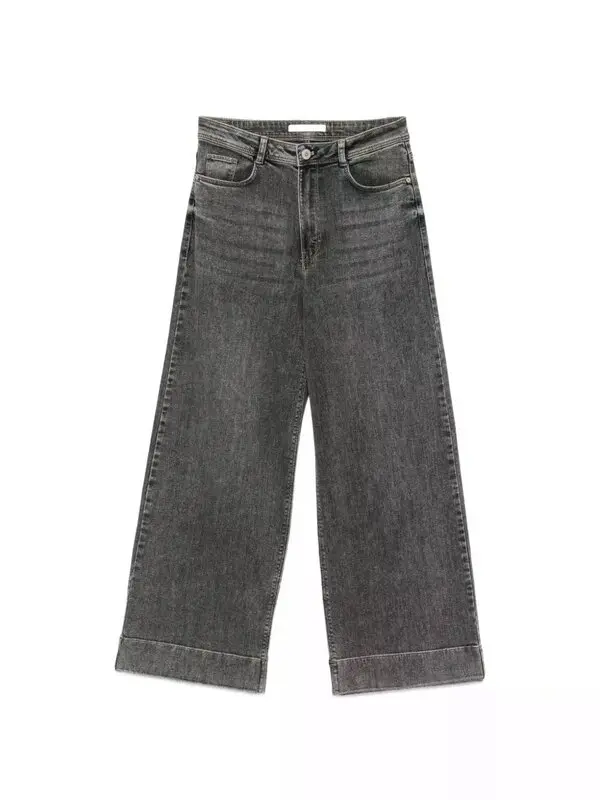 BETTY & CO Washed Wide-leg Jeans