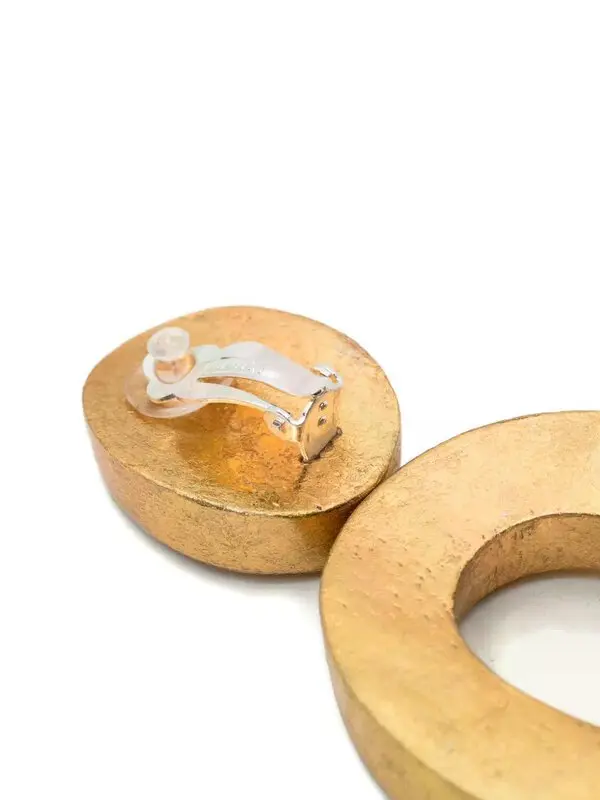 MONIES Geometric Drop Clip-on Earrings