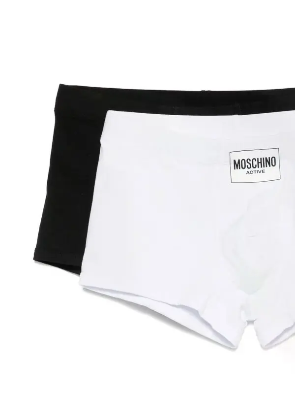 Moschino Logo-patch Boxers