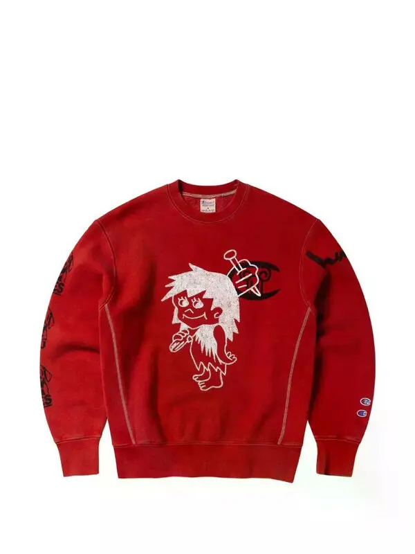 Champion Graphic-print Sweatshirt - Red