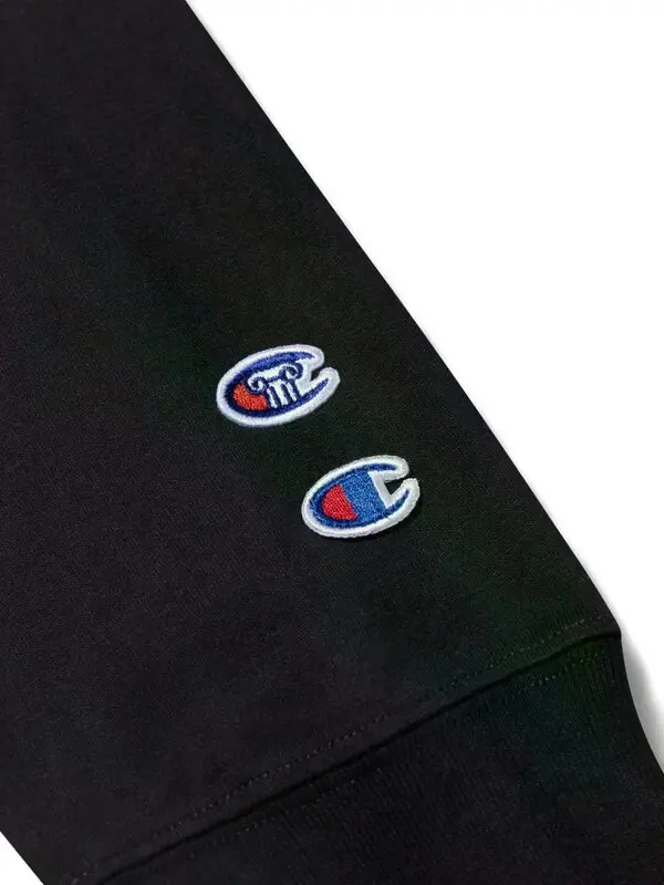 Champion X Aries Graphic-print Sweatshirt - Black