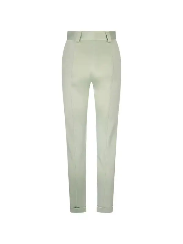 Chloé Pressed-crease High-waisted Trousers