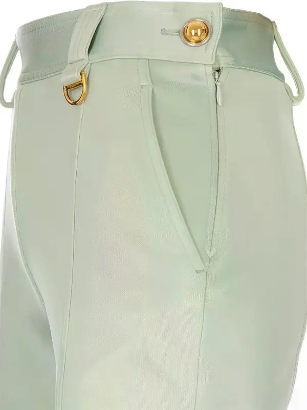 Chloé Pressed-crease High-waisted Trousers