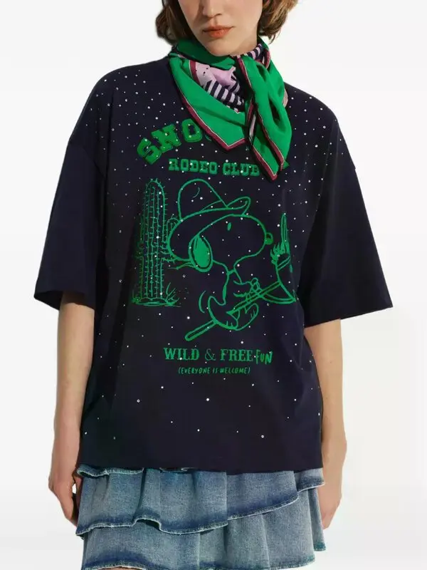 Essentiel Antwerp Snoopy-print T-shirt