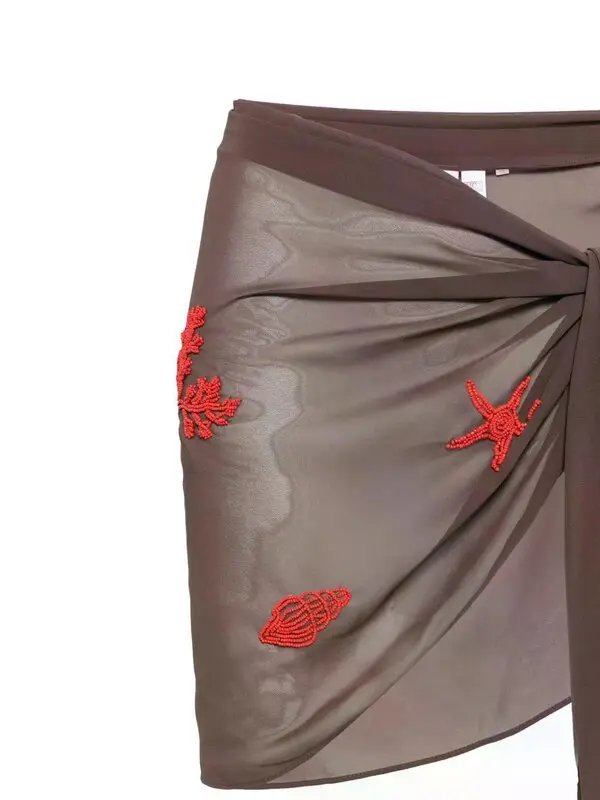 MC2 SAINT BARTH Bead-embellished Sarong