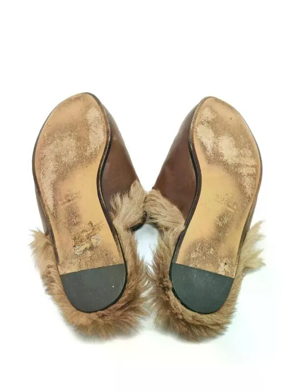 Gucci Princetown Mules - Brown