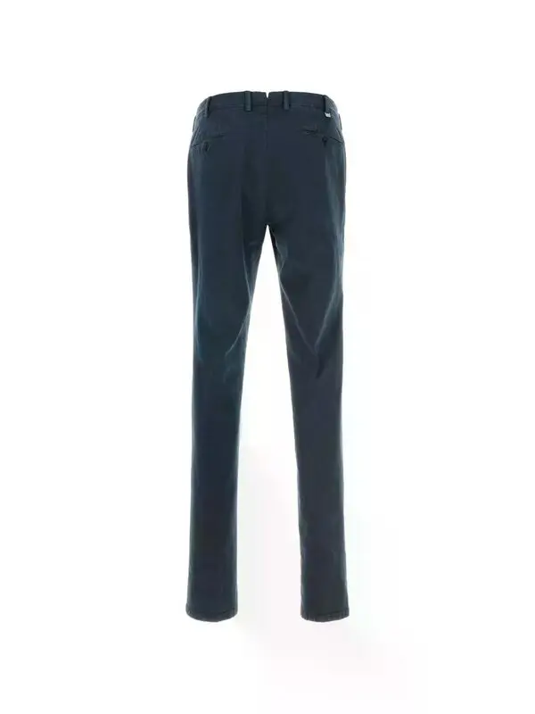 PT TORINO Chinos With Belt Loops And Button Fastening - Blue