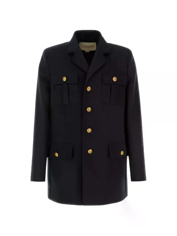 Valentino Garavani Buttoned Coat