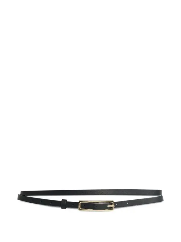 Erdem Double-wrap Leather Belt - Black