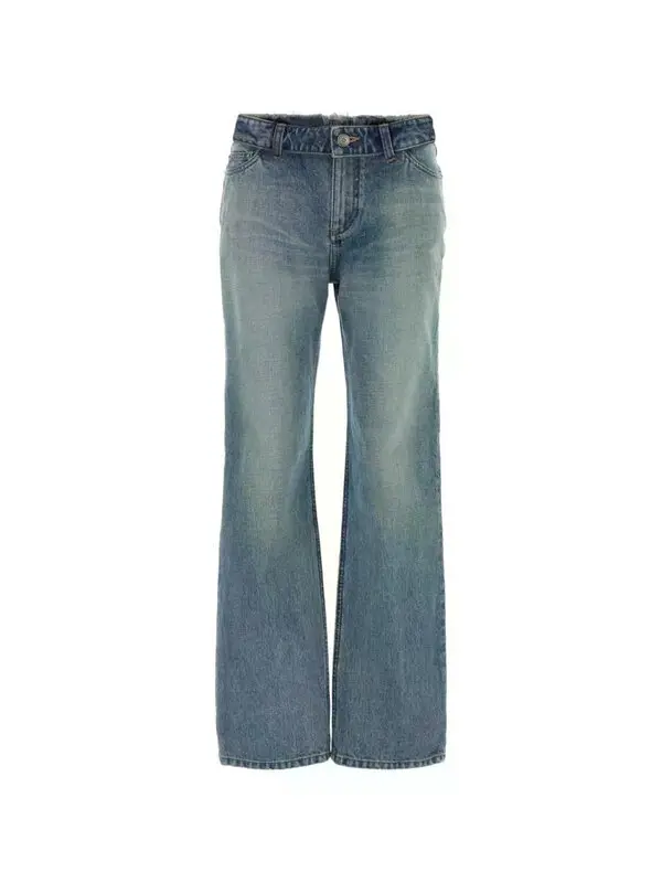 Alexander McQueen Faded-effect Jeans - Blue