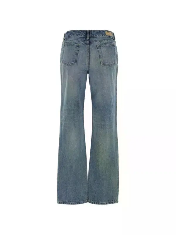 Alexander McQueen Faded-effect Jeans - Blue
