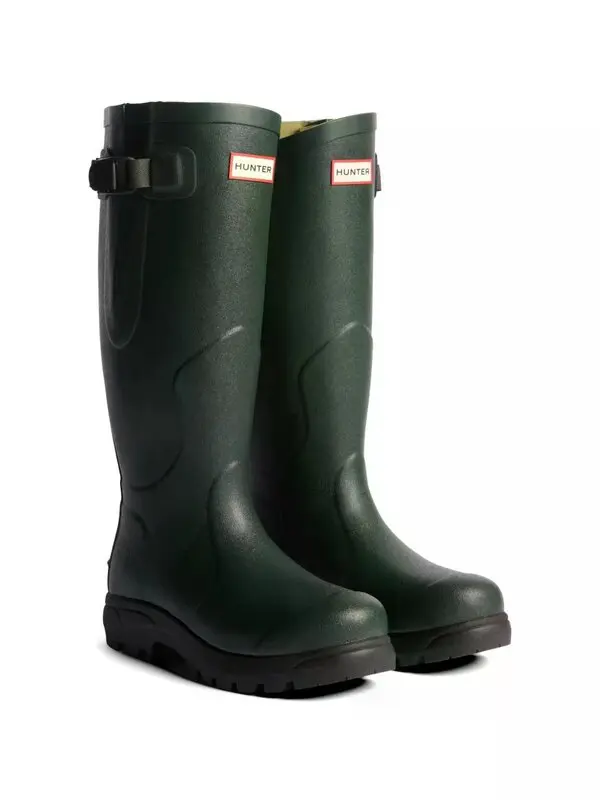 Hunter Balmoral Mkii Side-adjustable Boots - Green