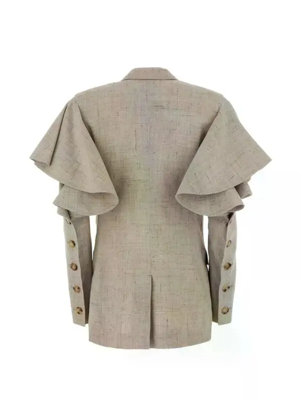 Moschino Ruffled-sleeve Blazer