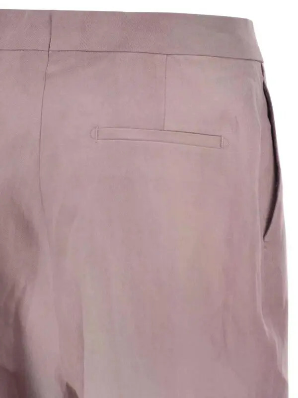 Tagliatore Straight-leg Linen Trousers