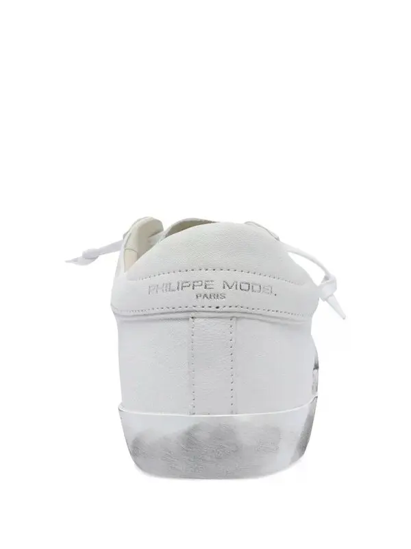 Philippe Model Prsx Logo-patch Sneakers - White