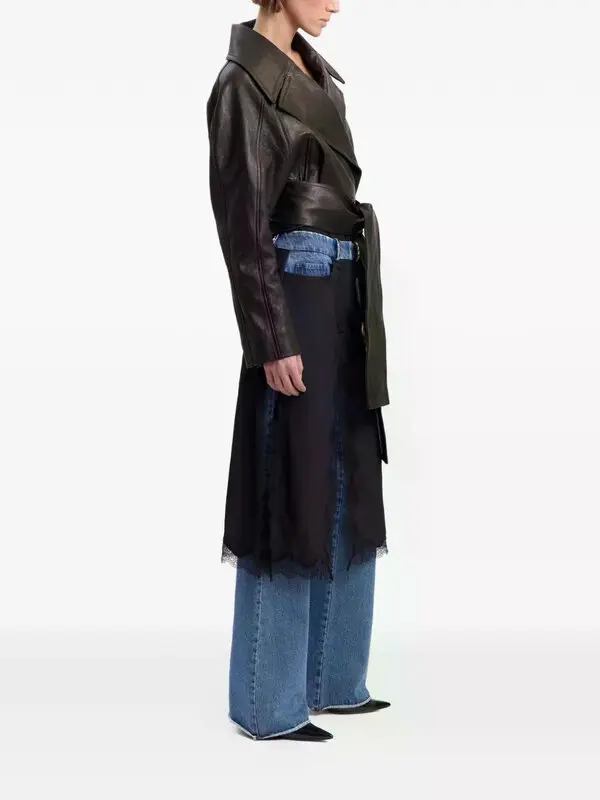 16Arlington Palmer Belted Leather Jacket