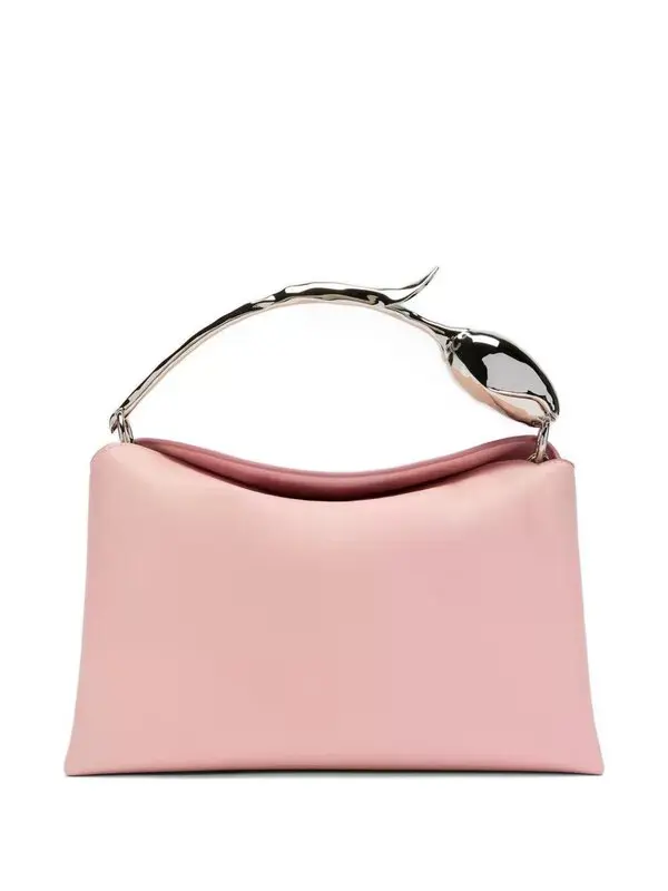 Erdem Midi Bloom Leather Tote Bag