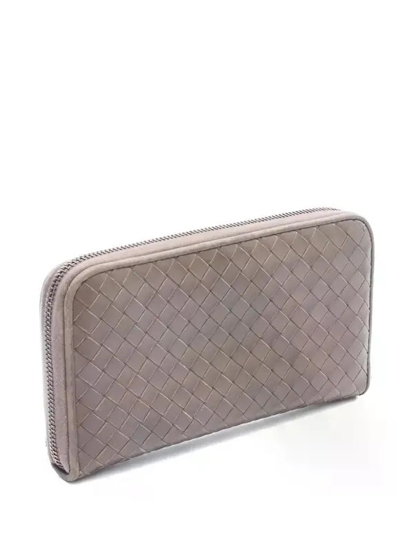 Bottega Veneta 2000s Intrecciato Leather Wallet