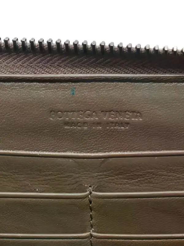 Bottega Veneta 2000s Intrecciato Leather Wallet