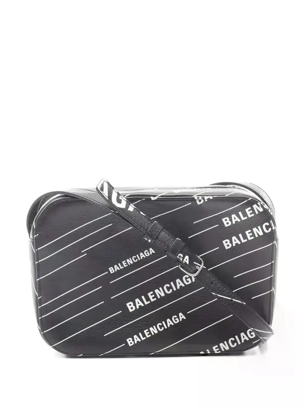 Balenciaga 2000s Leather Shoulder Bag - Black
